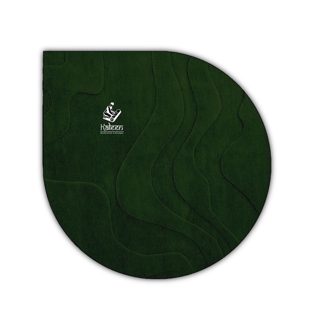 Modern Abstract Irregular Pattern Alternating High & Low Pile Height ...