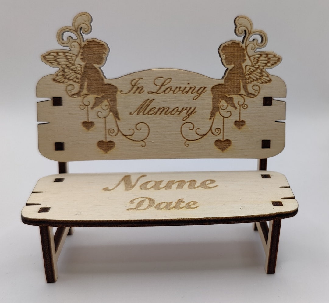 In Loving Memory Bench Memorial Remembrance Family Gift - Etsy UK
