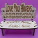 In Loving Memory Memorial Bench With Love Heart - Etsy