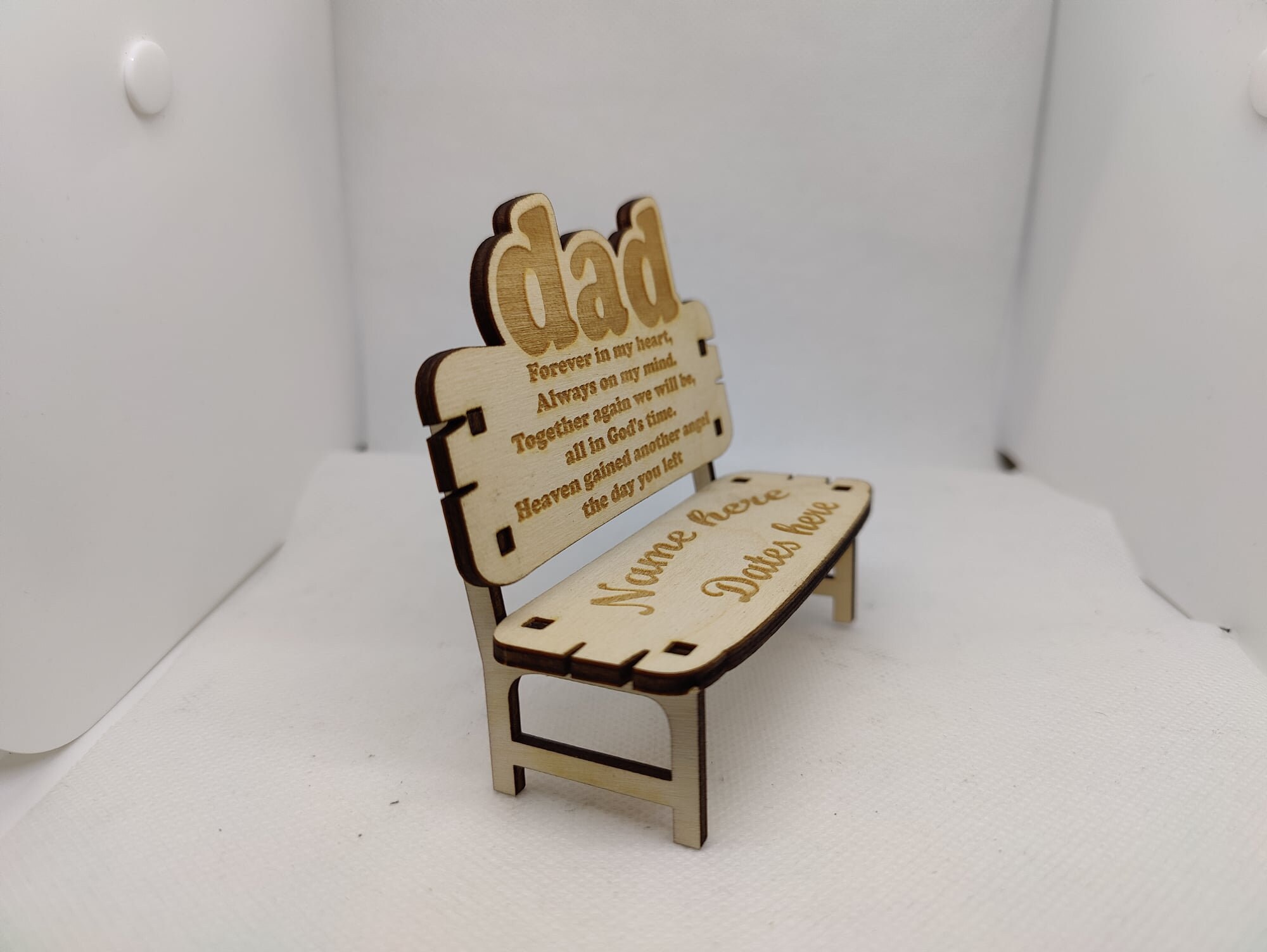 In Loving Memory Bench for Dad - Etsy UK