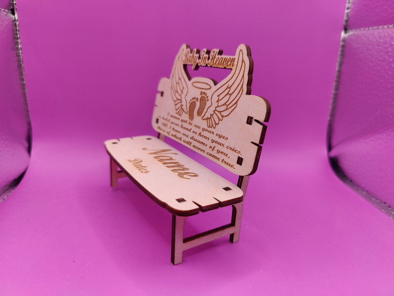 In Loving Memory Memorial Gifts Bench Still Born Baby Born - Etsy