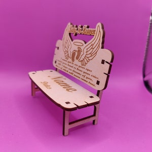 In Loving Memory Memorial Gifts Bench Still Born Baby Born Sleeping ...