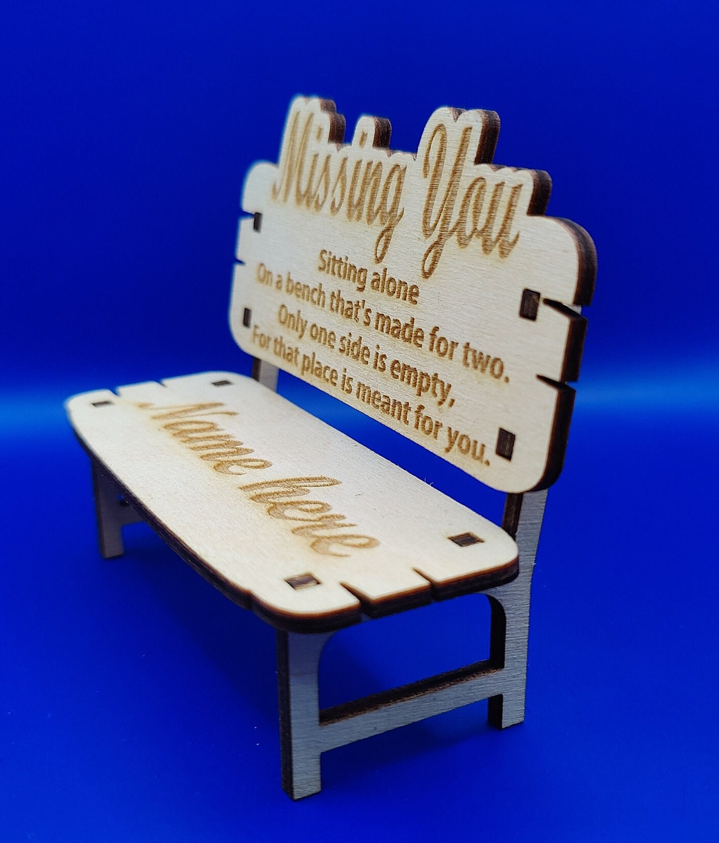 In Loving Memory Gift Bench Memorial Missing You - Etsy