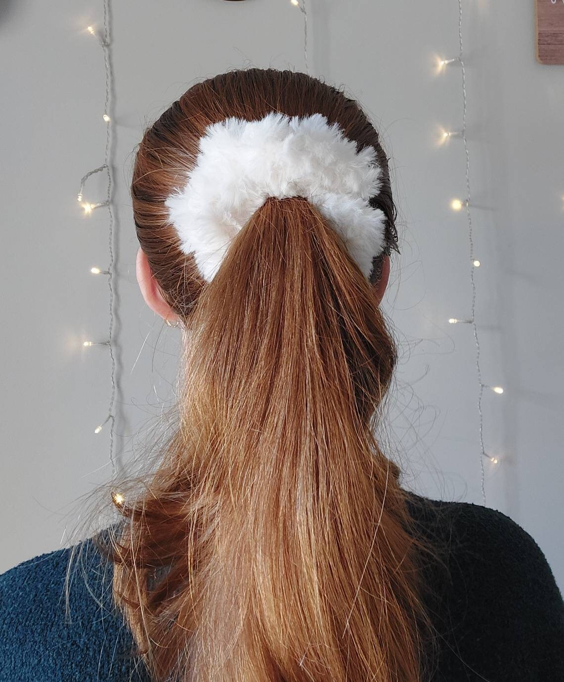 Faux Fur Scrunchie Sets - Etsy