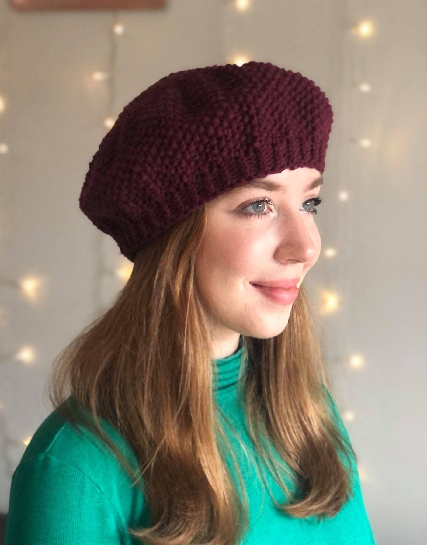 Classic Knit Beret | Etsy