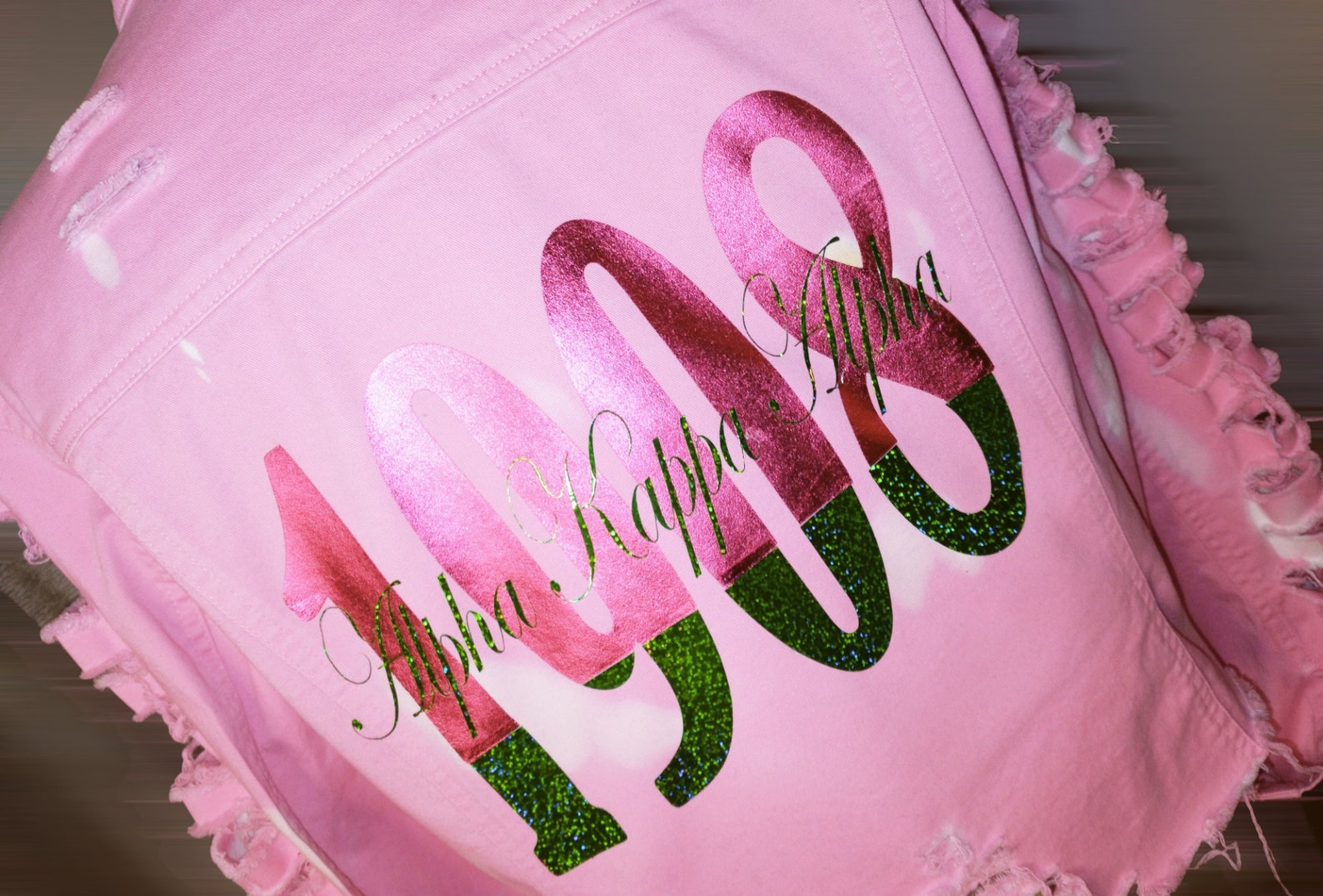 AKA Sorority Custom 1908 Jean Jacket J15 - Etsy