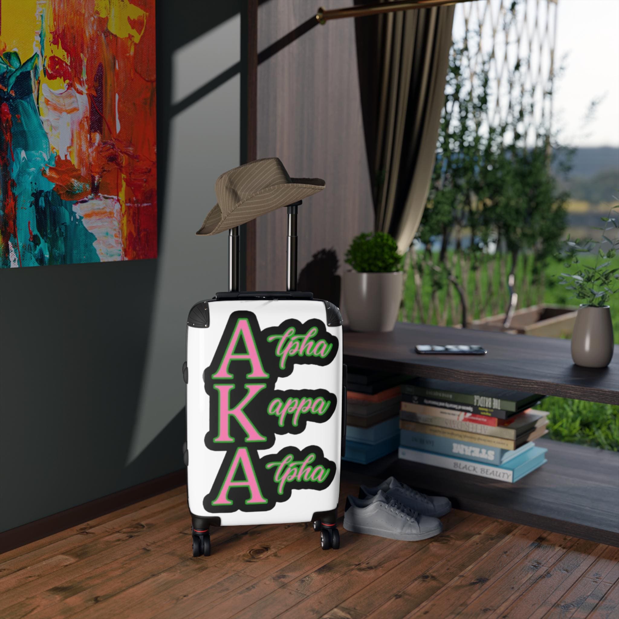 Alpha Kappa Alpha AKA Suitcase - Etsy