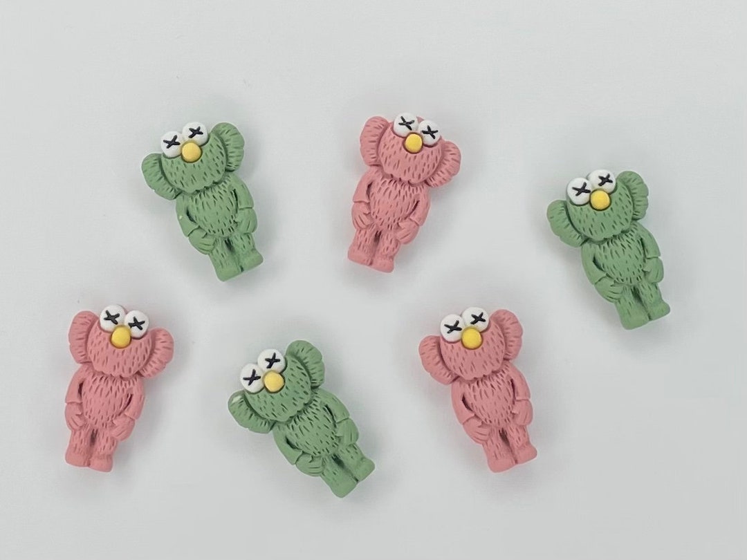 Pink & Green Kawaii Kaws Charms Mix - Etsy
