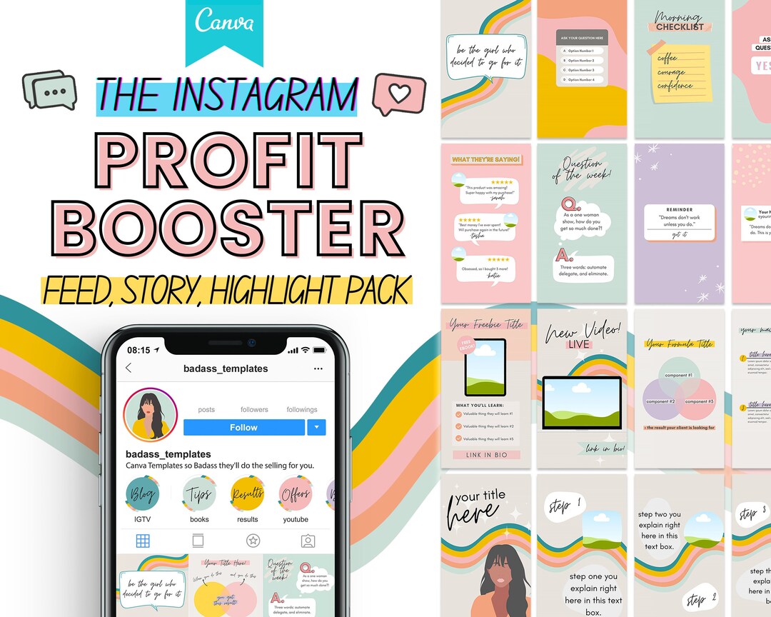 Informative Instagram Templates, ínstagram Templates Coach, Instagram ...