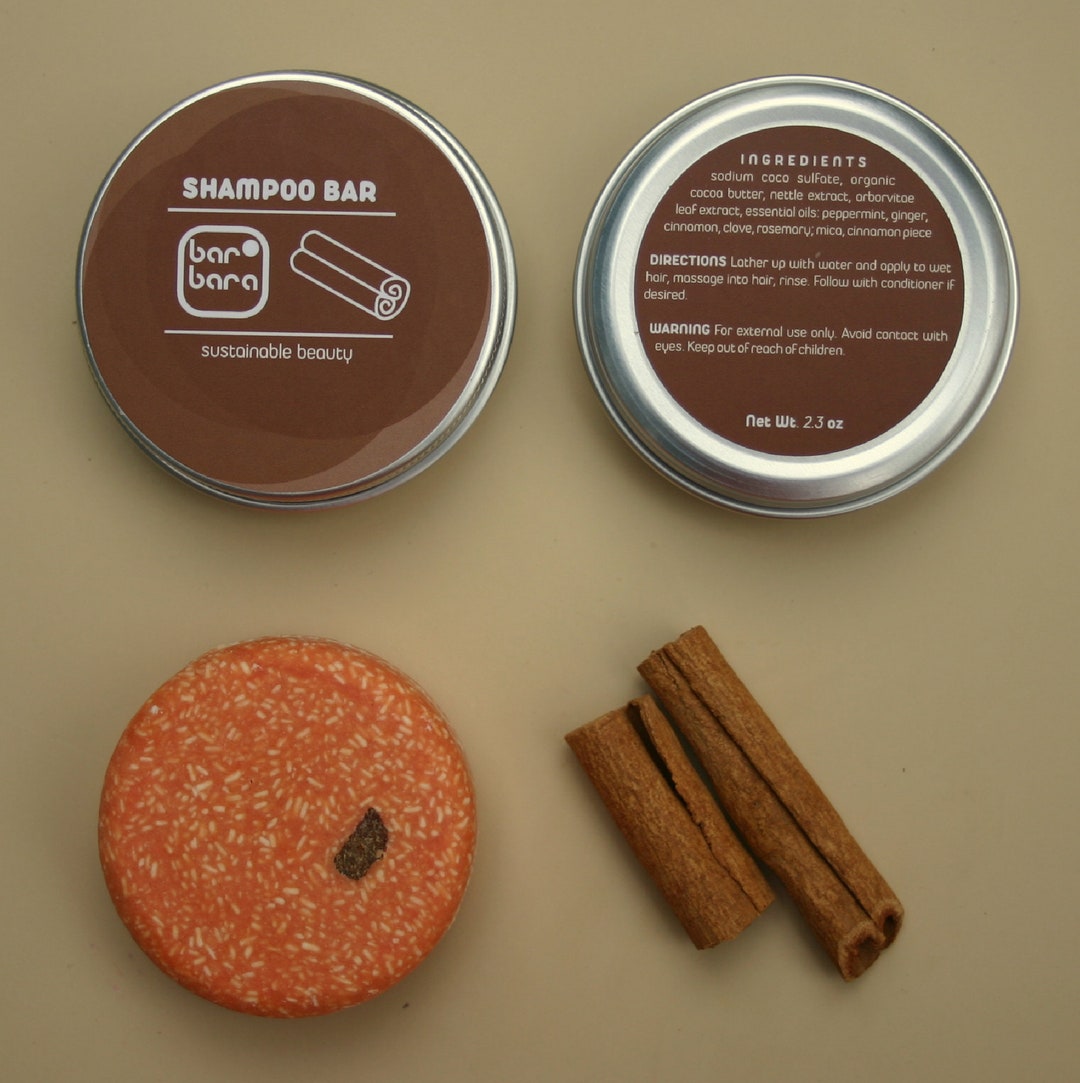 Handcrafted Cinnamon Shampoo Bar: Vegan, Zero Waste, Oily Hair (sample ...