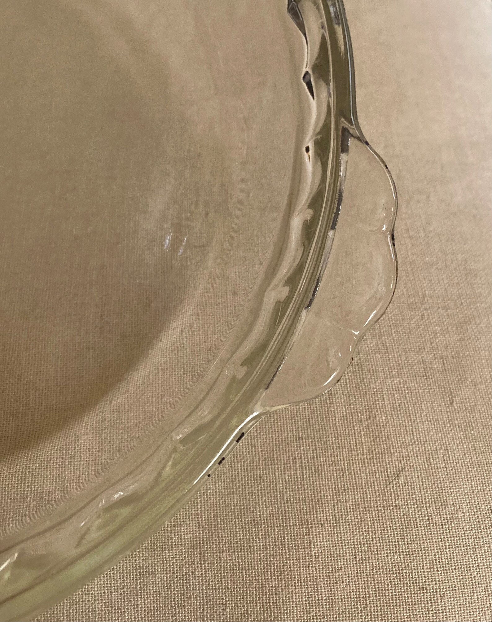 PYREX Pie Dish Vintage Scalloped Handles Borosilicate Glass - Etsy
