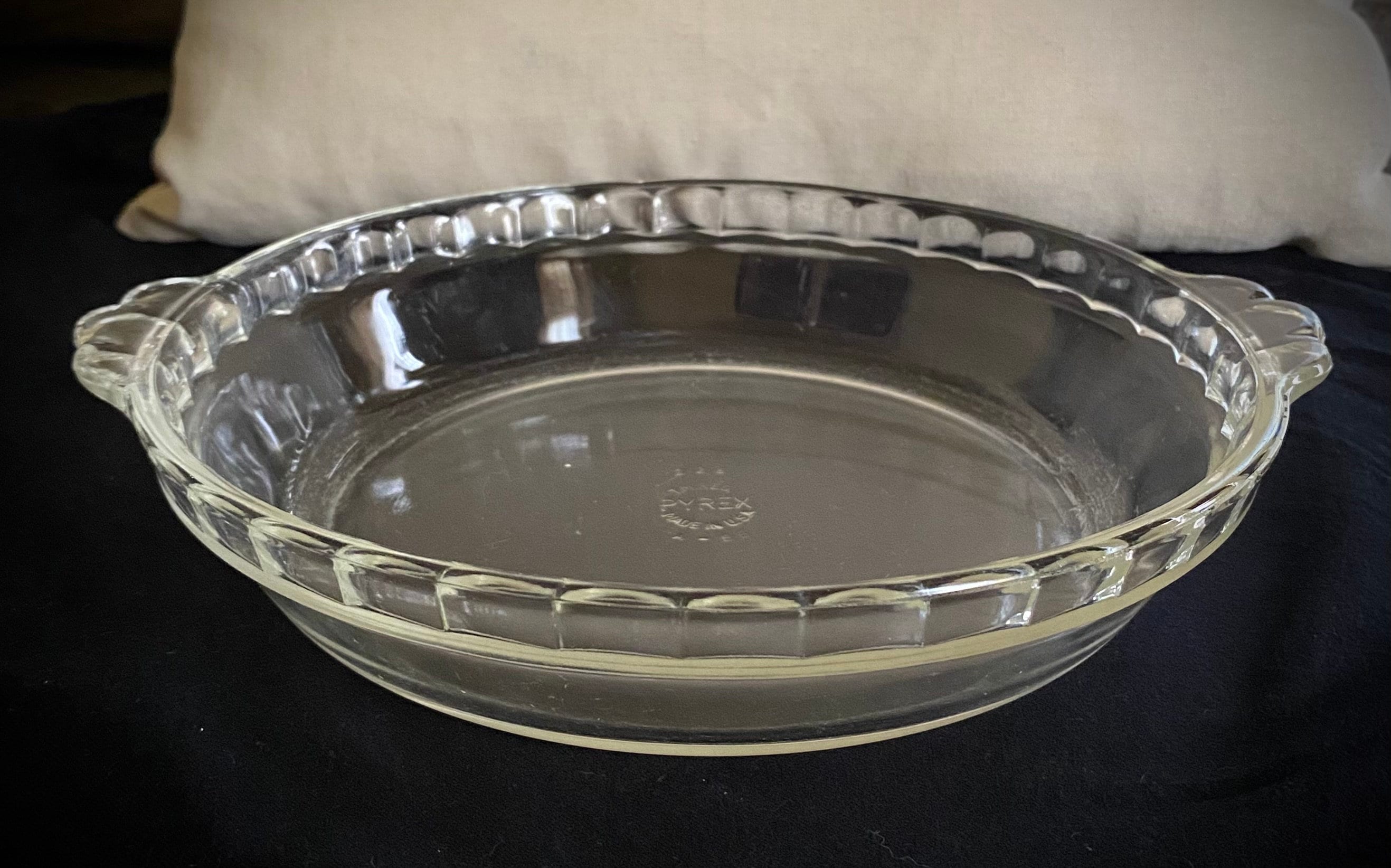 PYREX Pie Dish Vintage Scalloped Handles Borosilicate Glass - Etsy