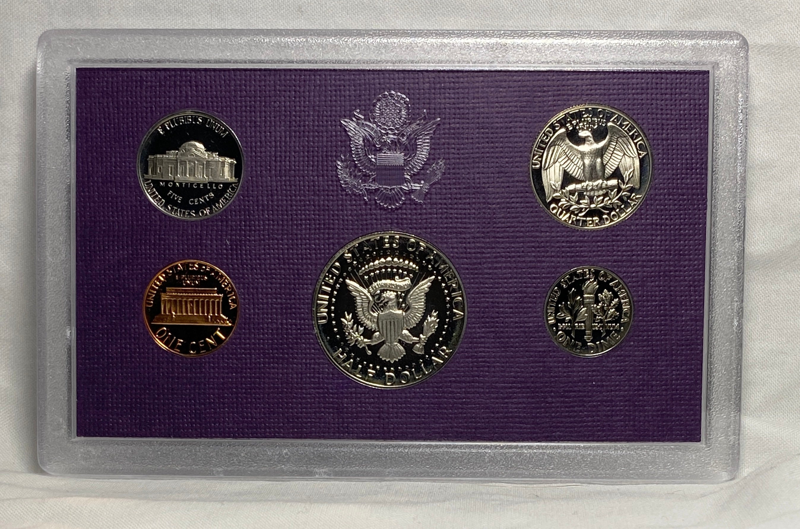 Three Sets United States Mint Proof Sets 1984 1985 and 1986 San ...