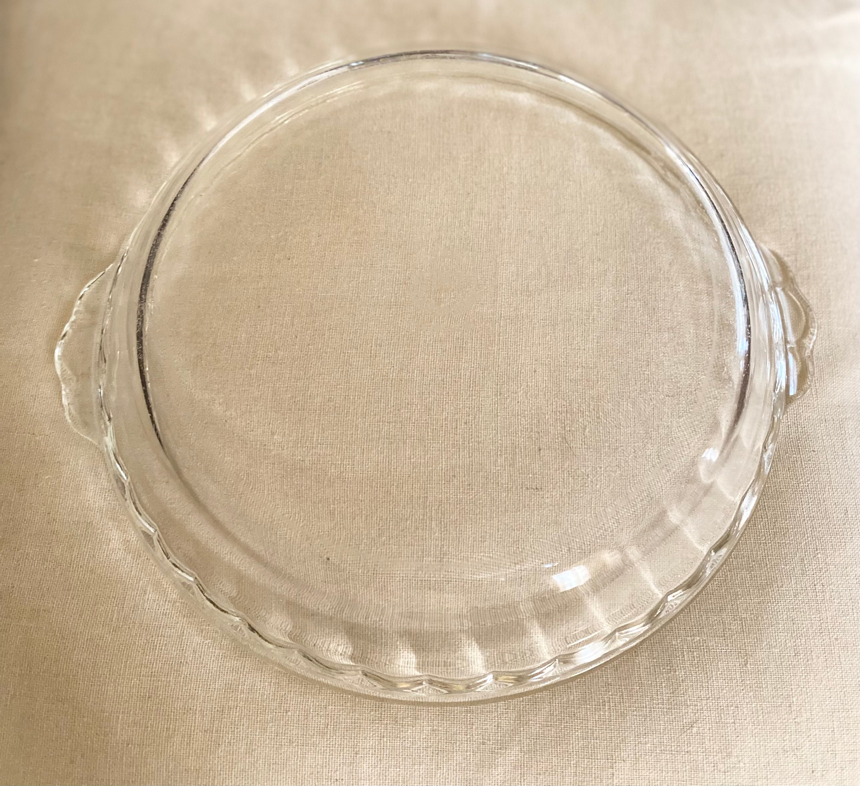 PYREX Pie Dish Vintage Scalloped Handles Borosilicate Glass - Etsy