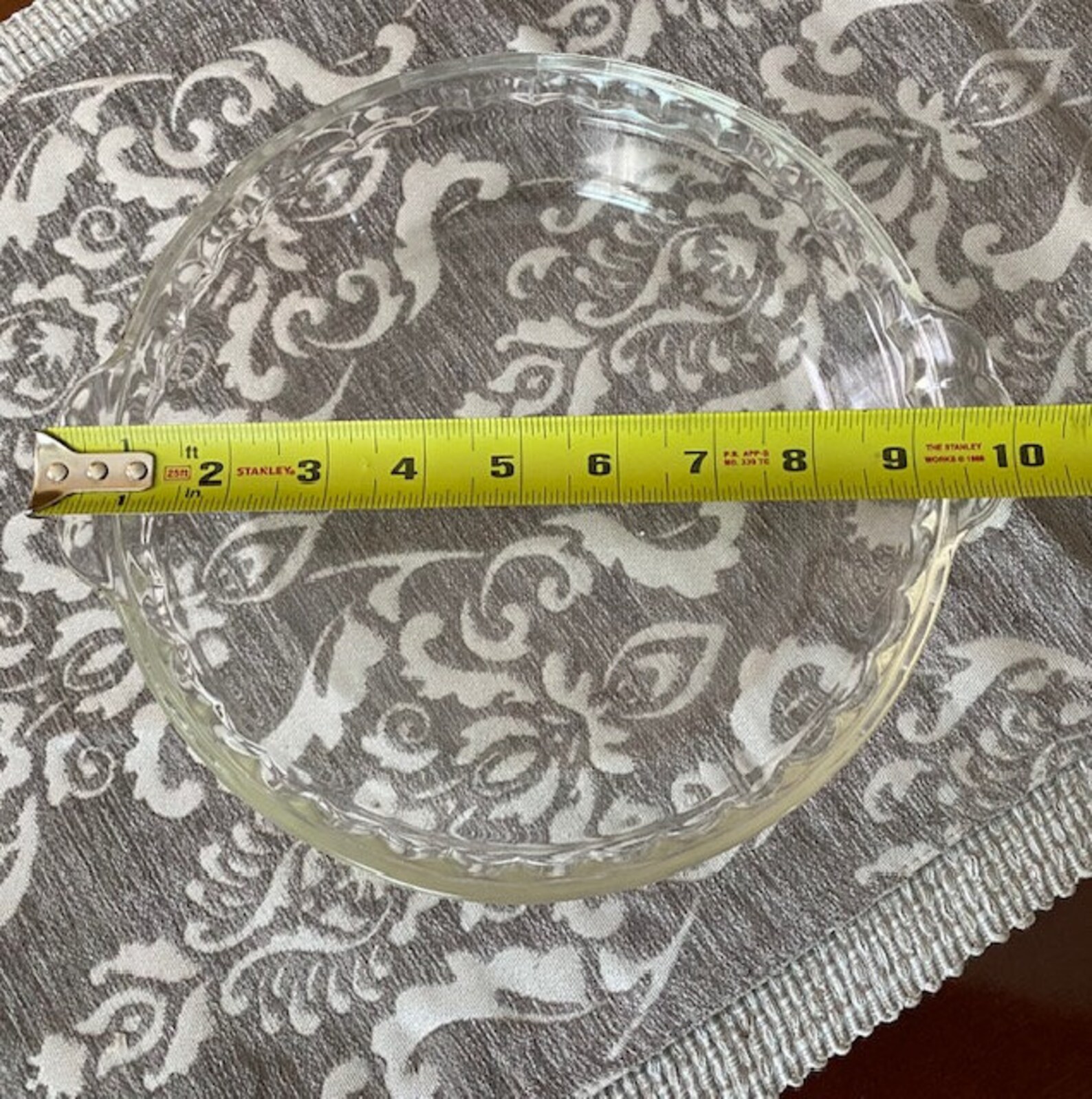 PYREX Pie Dish Vintage Scalloped Handles Borosilicate Glass - Etsy