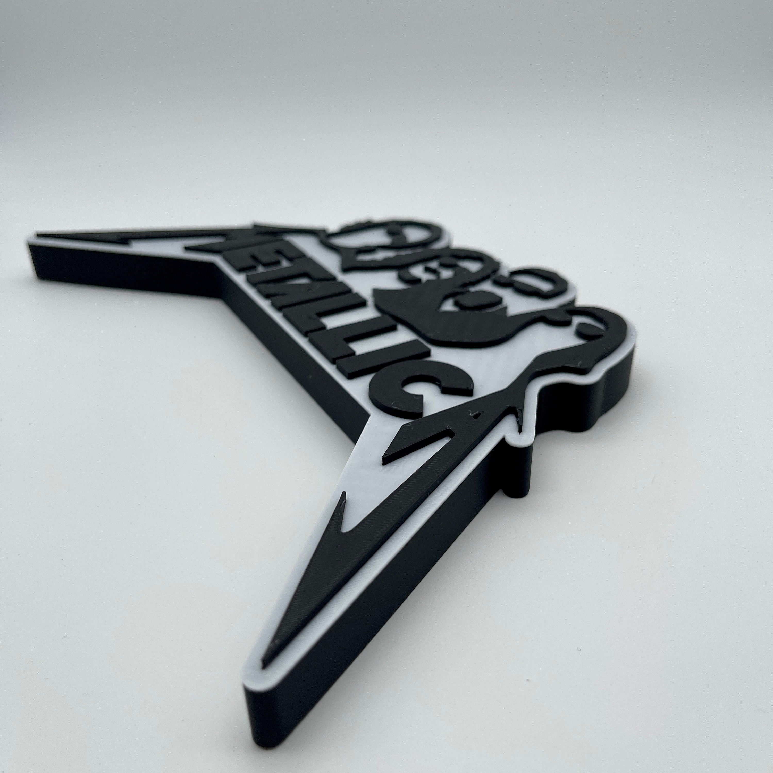 Uniquely 3D Printed Metallica Logo Heavy Metal Display Sign Ideal Gift ...