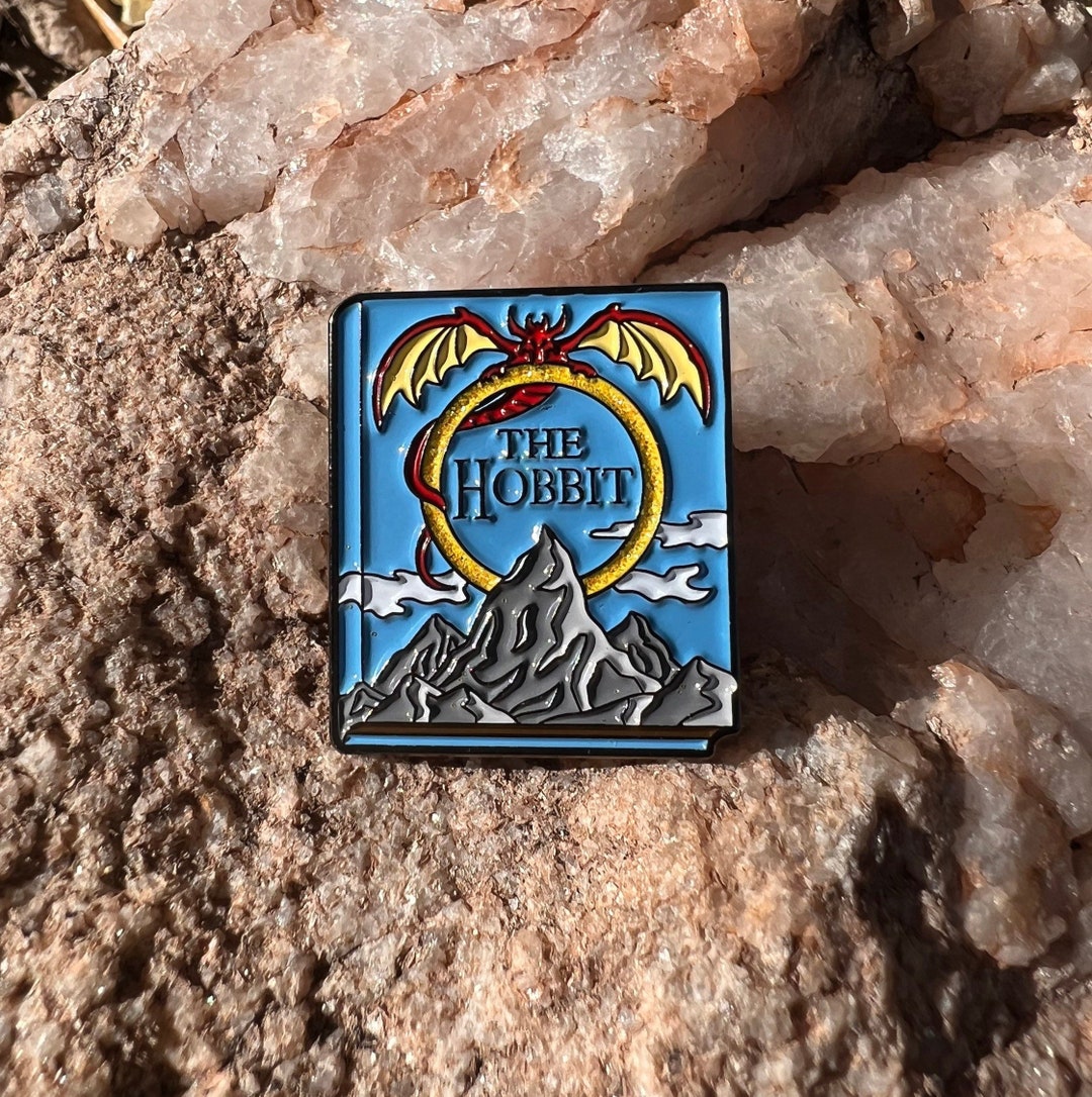 The Hobbit Book Pin Book Brooch Fantasy Adventure Brooch Book Lovers ...
