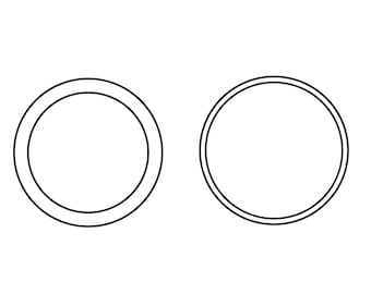 Double Circle Svg - Etsy