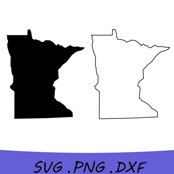 Minnesota State Svg - Etsy