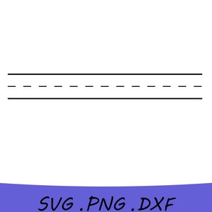 Notebook Paper Lines SVG Black Dotted Lines SVG School Svg | Etsy