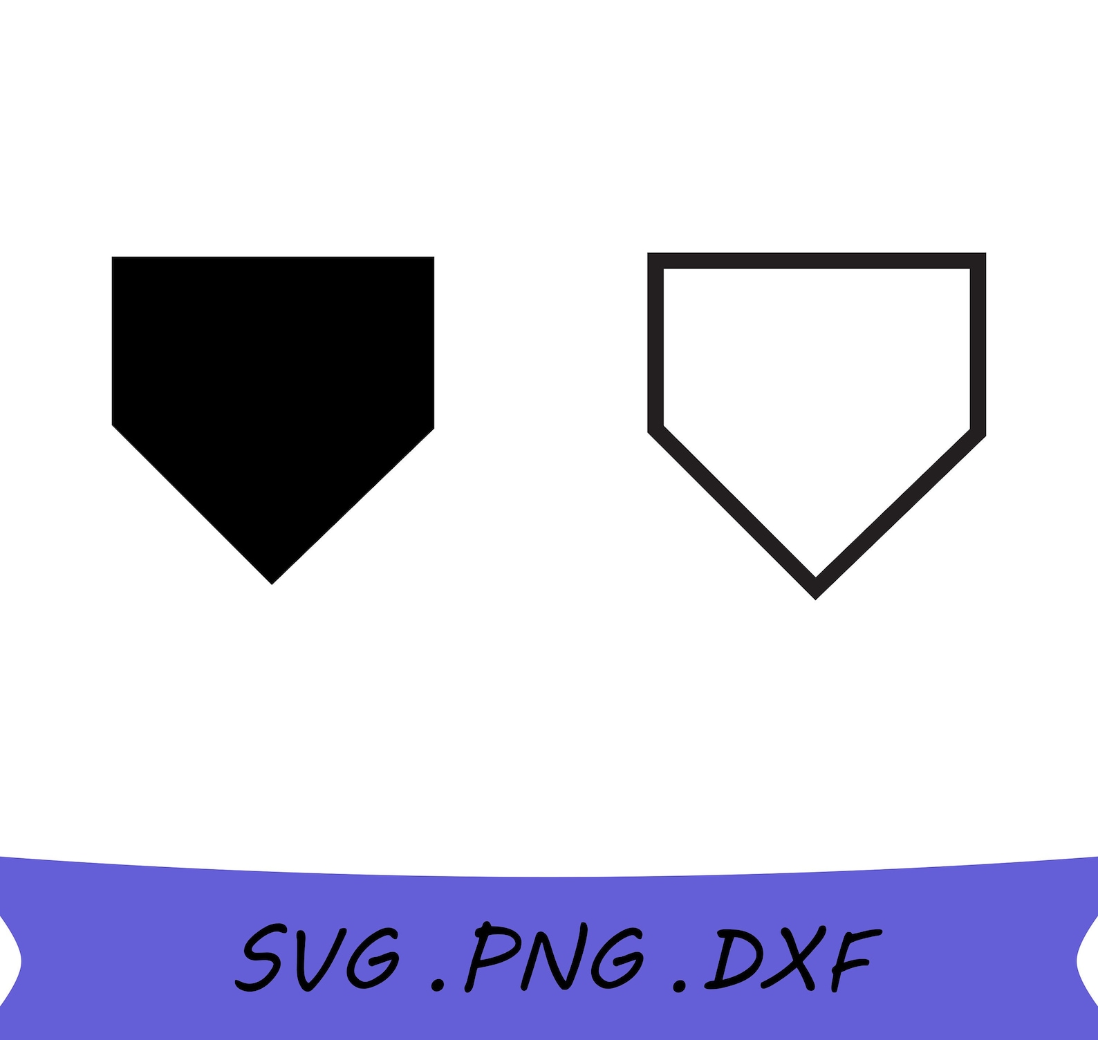 Home Plate SVG Baseball SVG Softball Svg Home Plate Outline - Etsy Canada