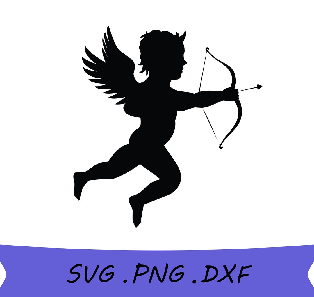 Cupid SVG Cupid PNG Cupid DXF Valentine Svg Valentines Day - Etsy