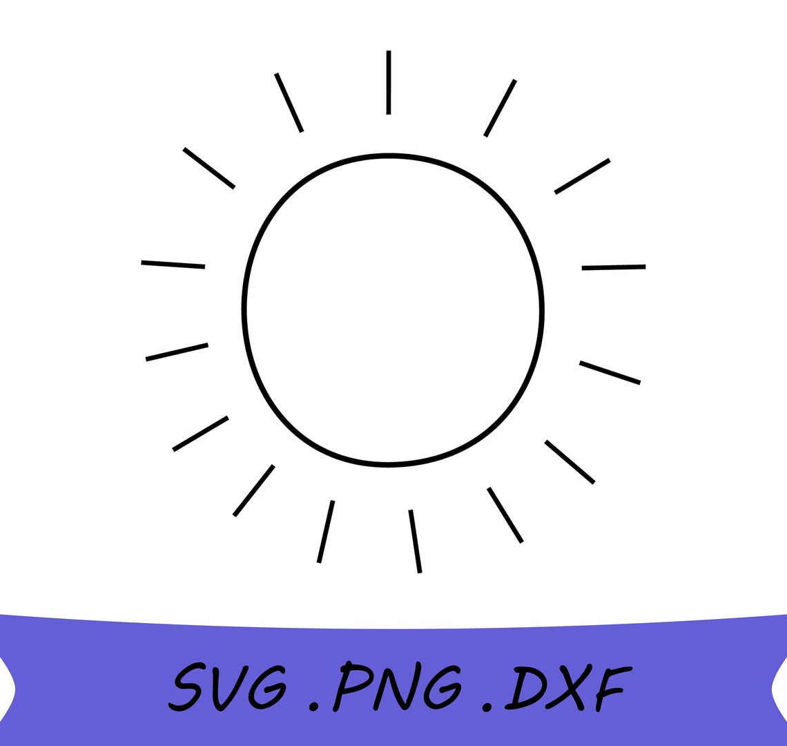 Sun SVG, Sunshine SVG, Sunny SVG, Sun Cut File, Sun Png, Sun Dxf, Sun ...