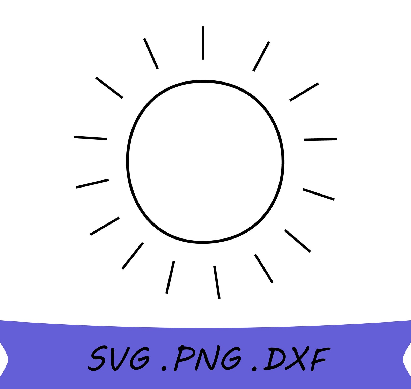 Sun SVG, Sunshine SVG, Sunny SVG, Sun Cut File, Sun Png, Sun Dxf, Sun ...