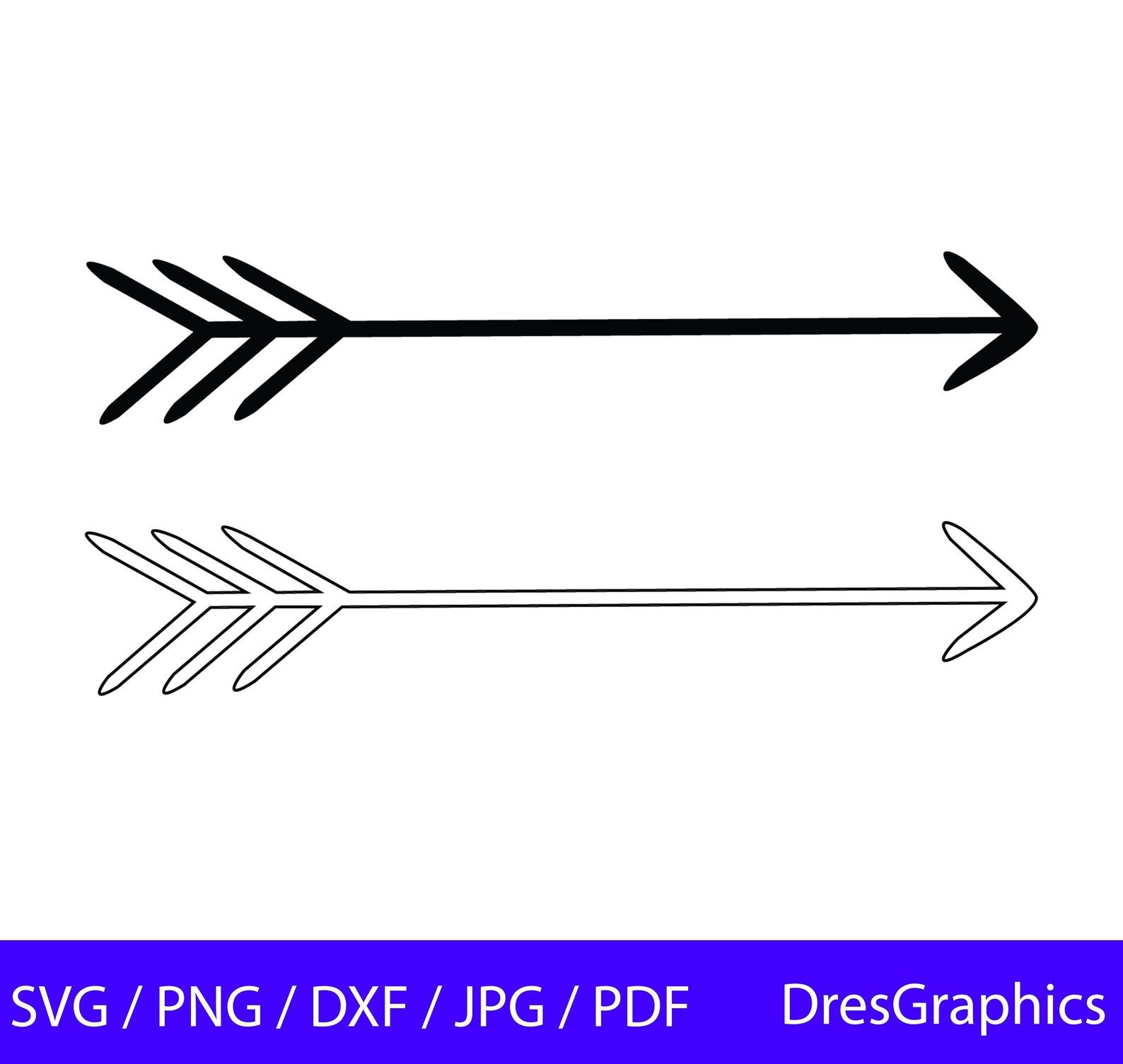 Arrow SVG, Arrow Outline SVG, Arrow Bundle SVG, Arrow Clipart, Heart ...