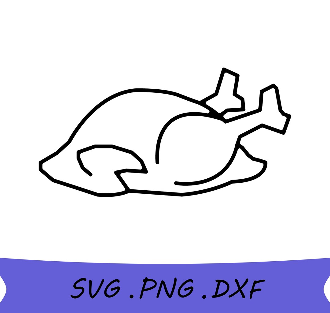 Turkey SVG, Cooked Turkey SVG, Thanksgiving Turkey SVG, Cooked Turkey ...