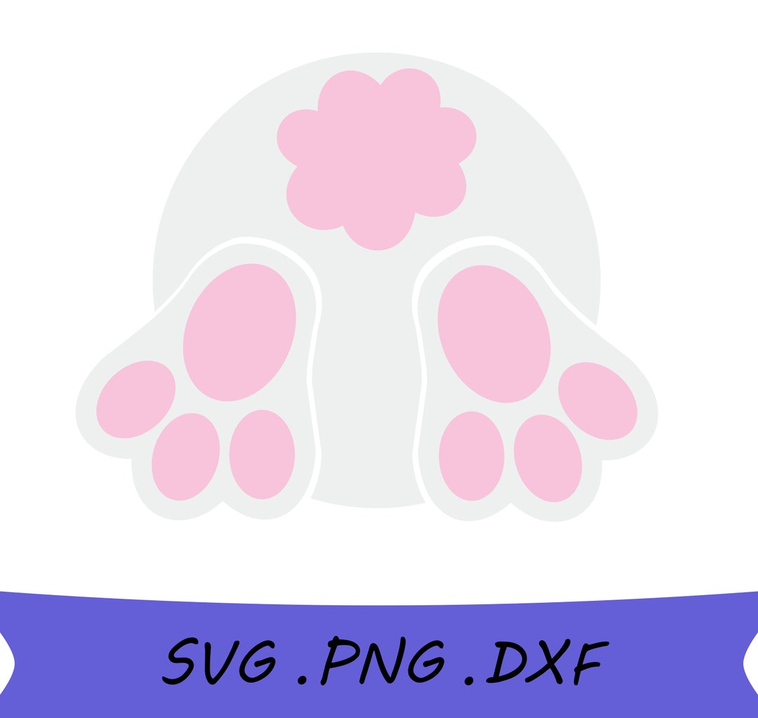 Bunny Bum SVG, Rabbit Bum SVG, Rabbit Tail SVG, Easter Svg, Bunny Butt ...