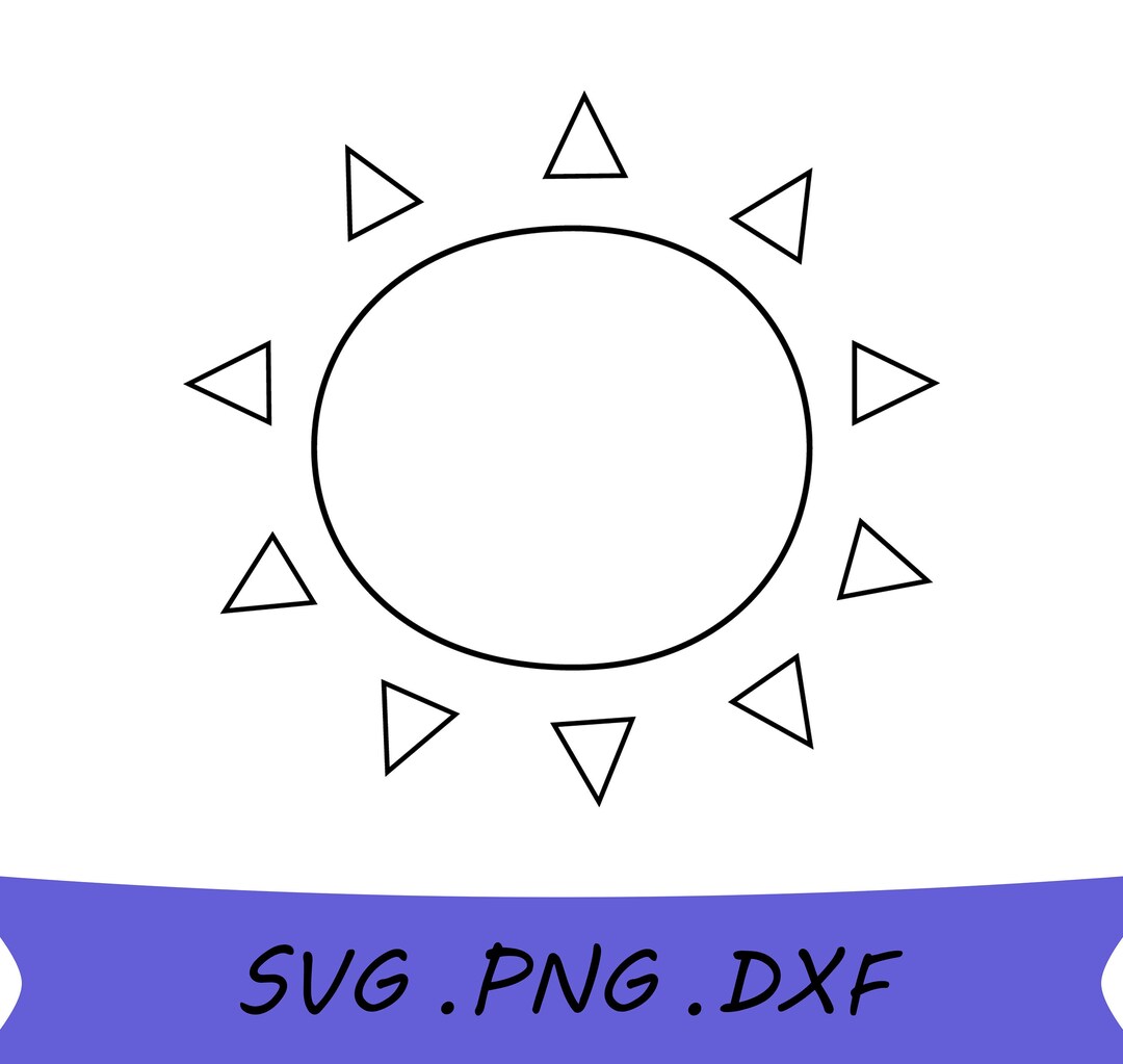 Sun SVG, Sunshine SVG, Sunny SVG, Sun Cut File, Sun Png, Sun Dxf, Sun ...