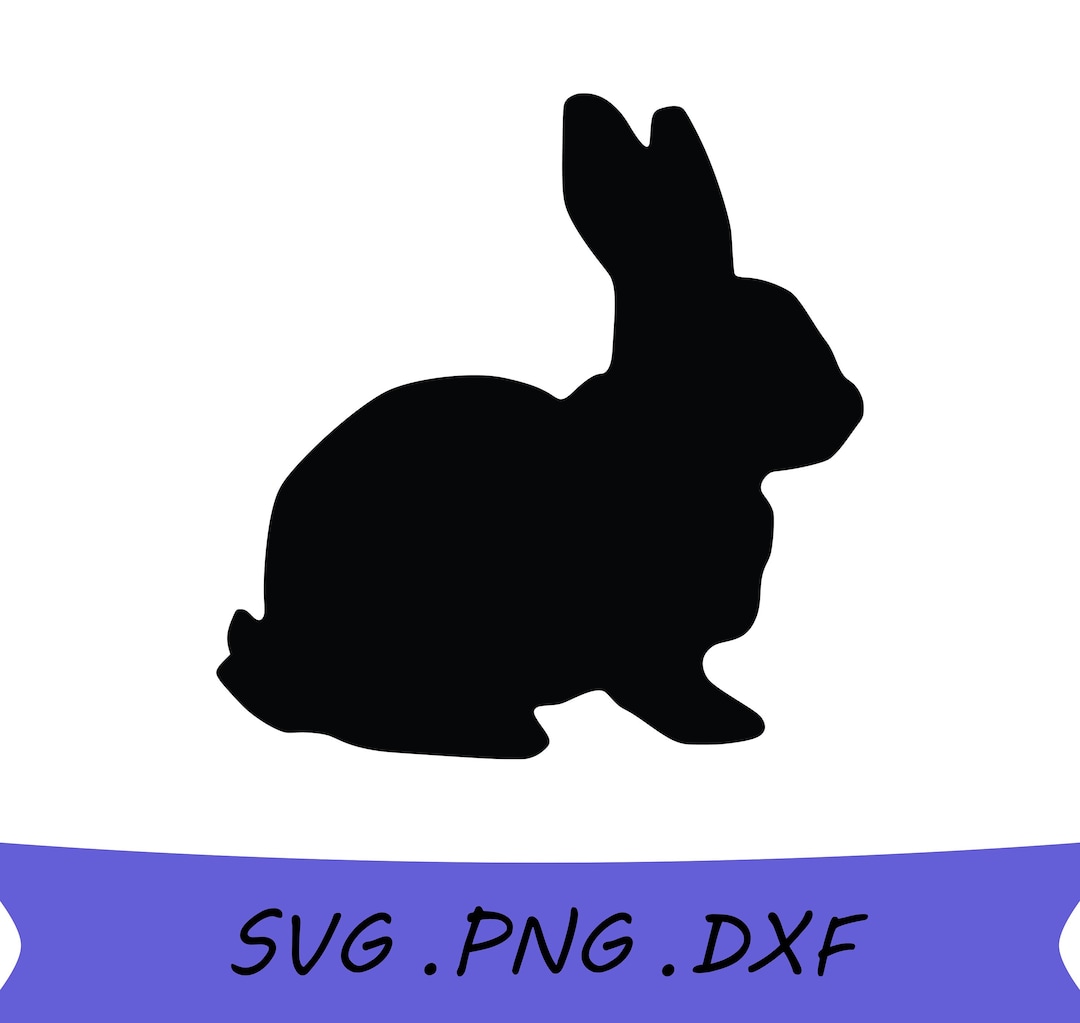 Bunny SVG Bunny Silhouette SVG Bunny PNG Rabbit Silhouette - Etsy