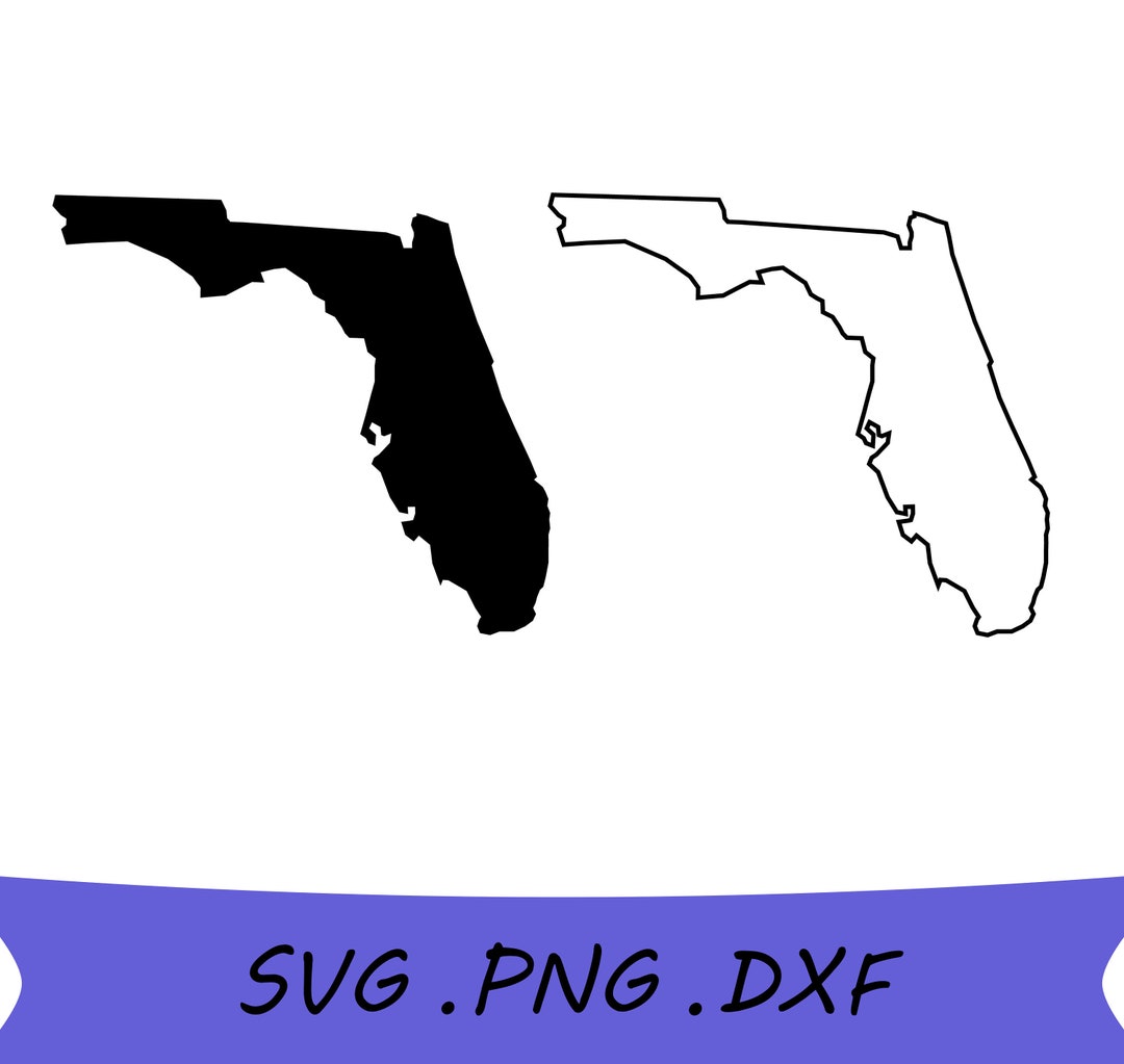 Florida SVG, Florida State SVG, Florida Outline SVG, Outline of the ...