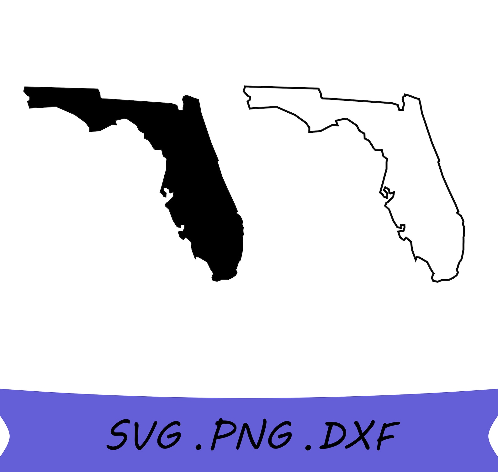 Florida SVG Florida State SVG Florida Outline SVG Outline - Etsy