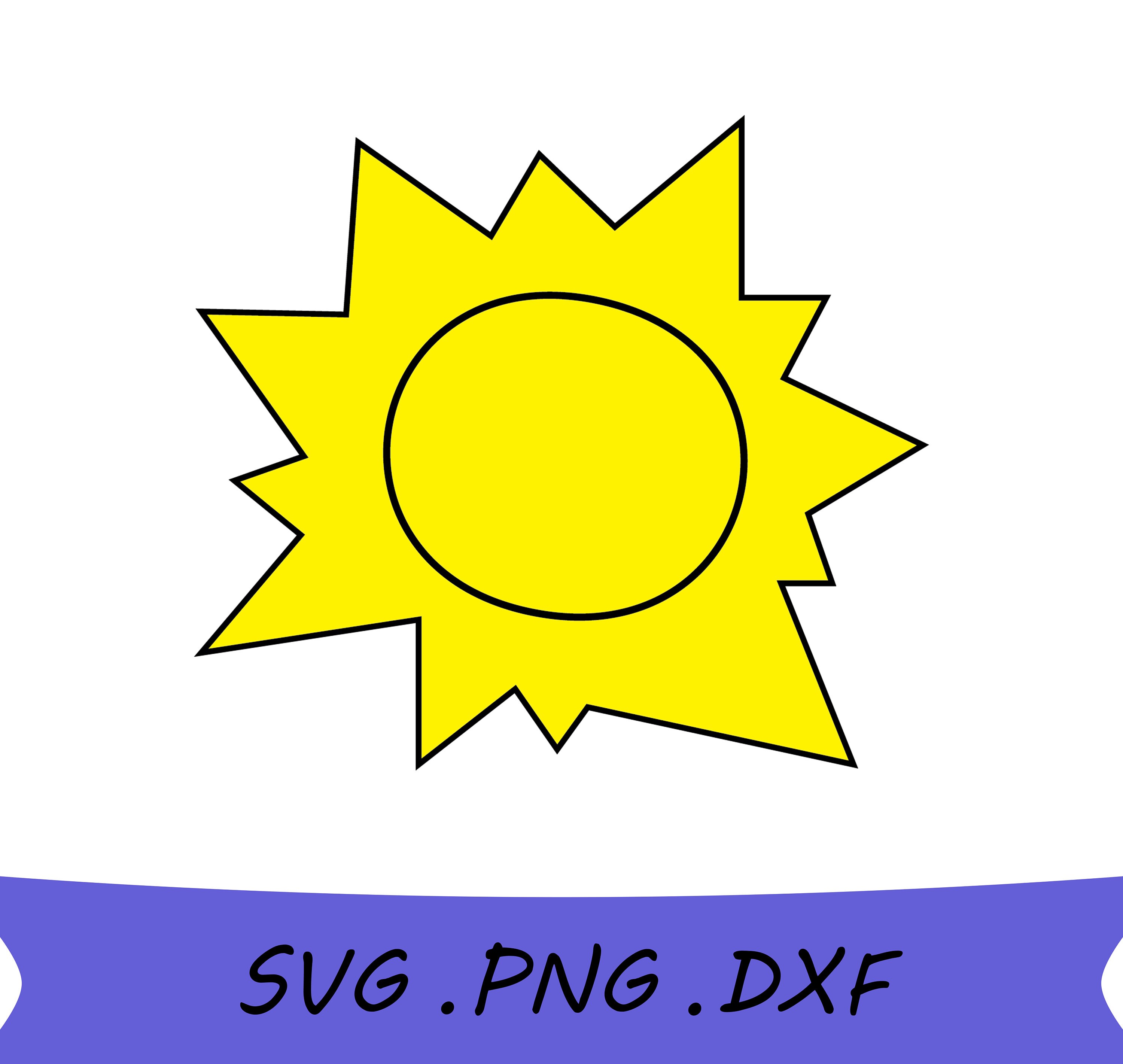 Sun SVG Sunshine SVG Sunny SVG Sun Cut File Sun Png Sun - Etsy Canada