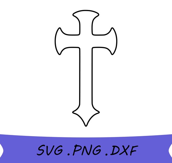 Cross SVG Cross Outline SVG Christian Cross Svg Easter Svg - Etsy Canada