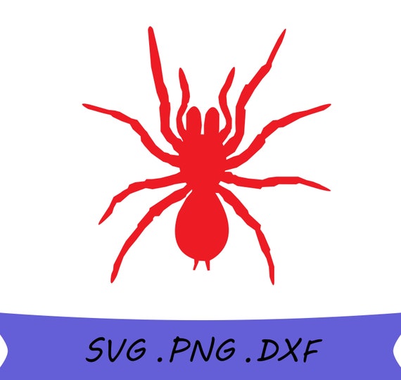 Red Spider Svg Spider SVG Spider PNG Spider DXF Halloween - Etsy