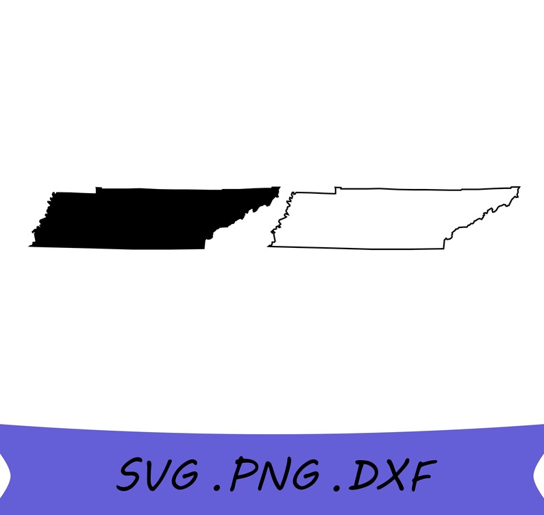 Tennessee SVG Tennessee State SVG Tennessee Outline SVG | Etsy
