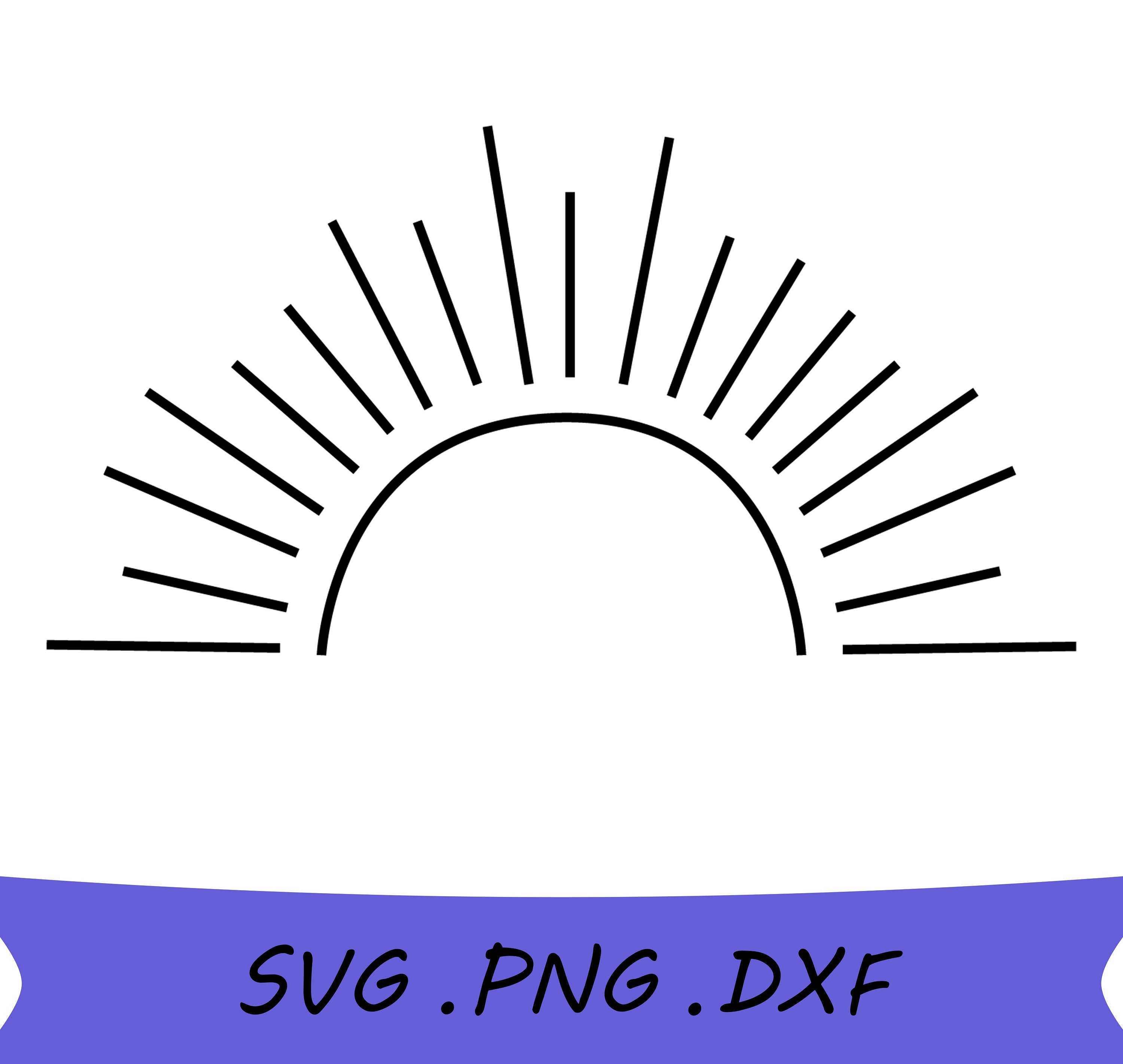 Sun SVG, Sunshine SVG, Sunny SVG, Sun Cut File, Sun Png, Sun Dxf, Sun ...