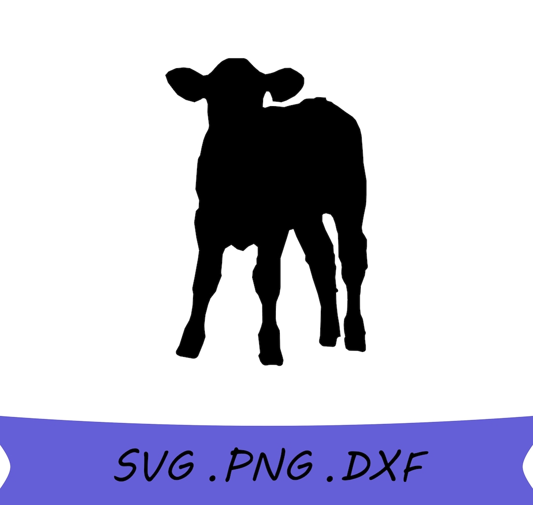 Calf SVG, Calf PNG, Calf DXF, Calf Vector File, Animal Svg, Cow Svg ...