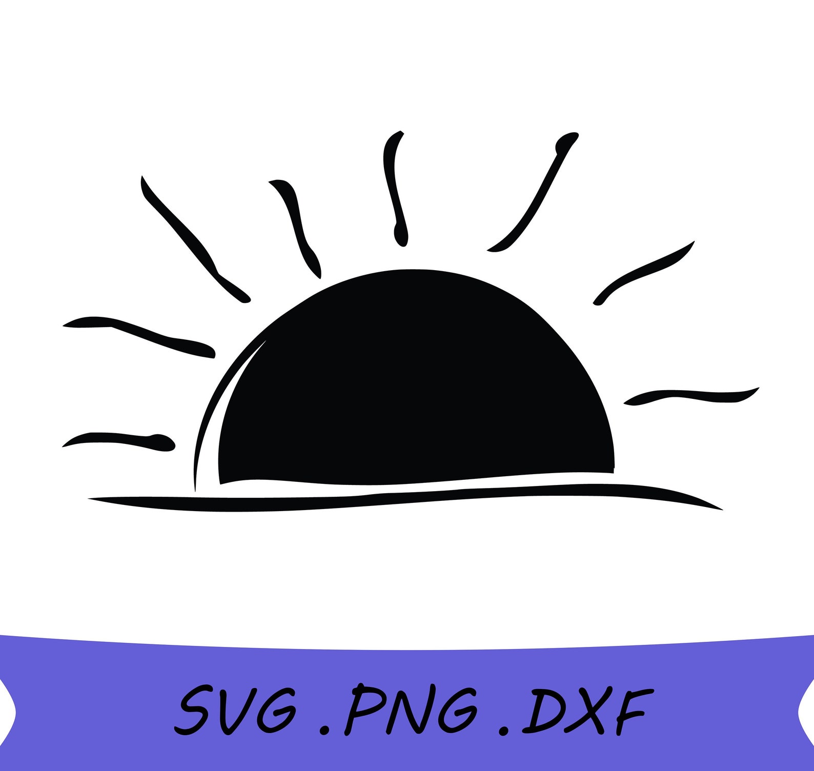 Ocean Sunset SVG Ocean Sunset PNG Ocean Sunset DXF Sunset - Etsy Canada