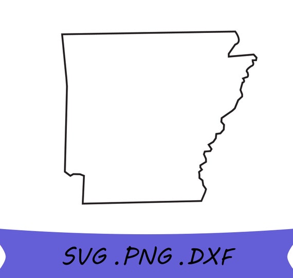 Arkansas SVG Arkansas State SVG Arkansas State Outline SVG - Etsy