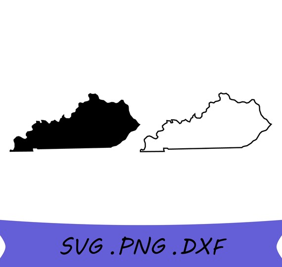 Kentucky SVG Kentucky State SVG Kentucky Outline SVG - Etsy