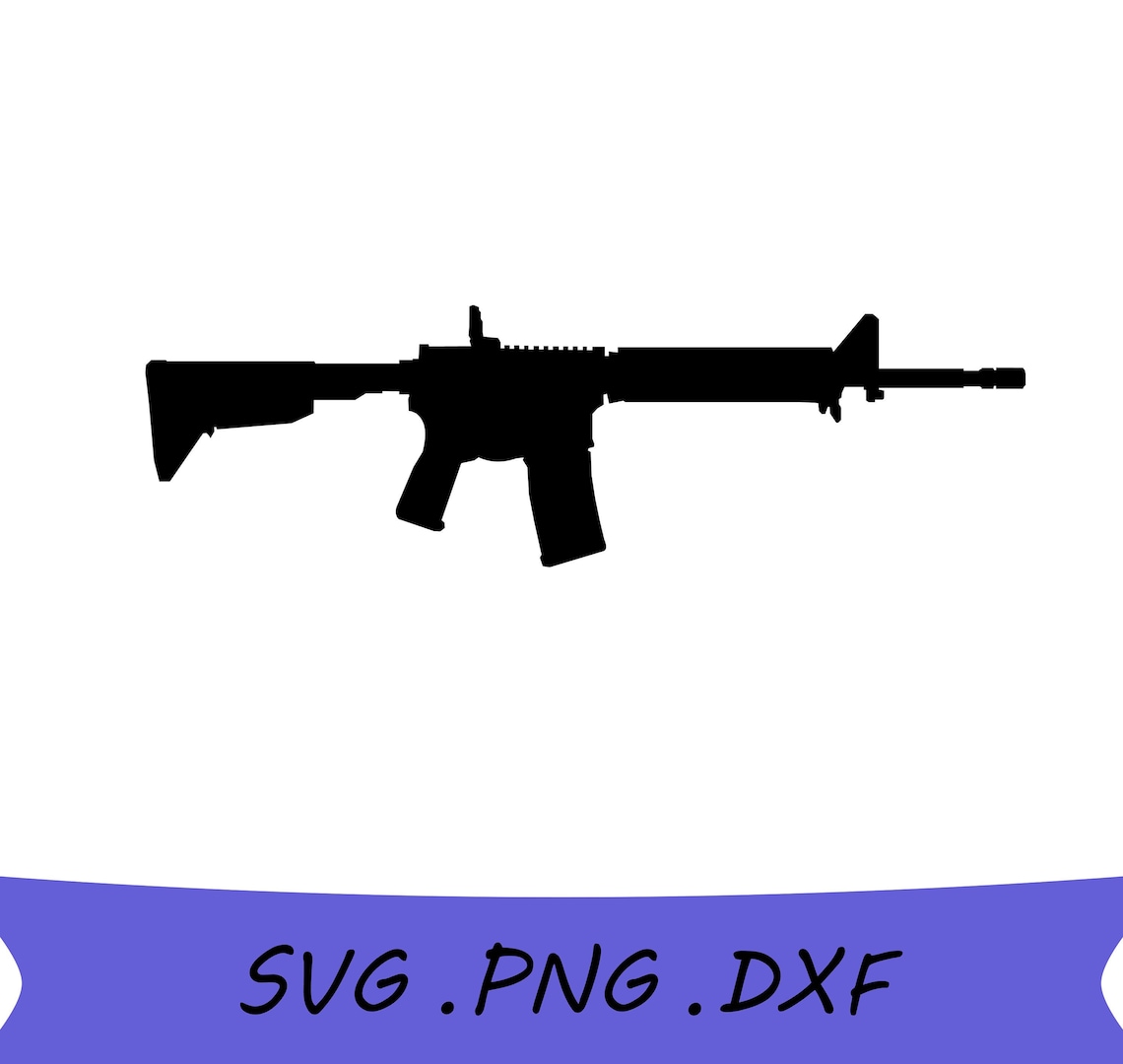 AR15 SVG AR-15 SVG Gun Svg M-16 Svg M-4 Svg Gun Vector - Etsy