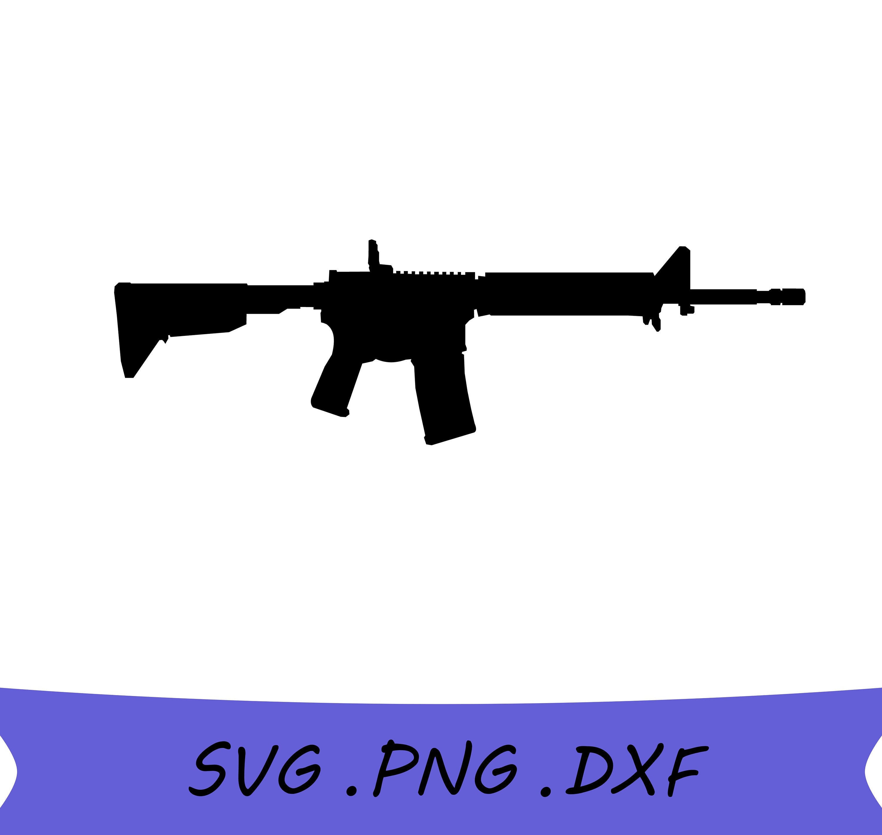 AR15 SVG AR-15 SVG Gun Svg M-16 Svg M-4 Svg Gun Vector | Etsy