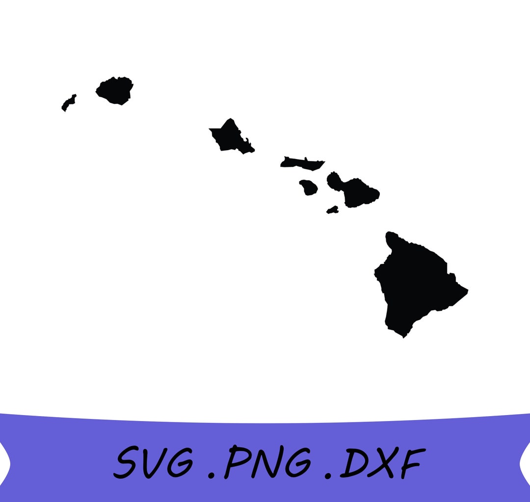 Hawaii SVG Hawaii State SVG Hawaii State Outline SVG Hawaii - Etsy