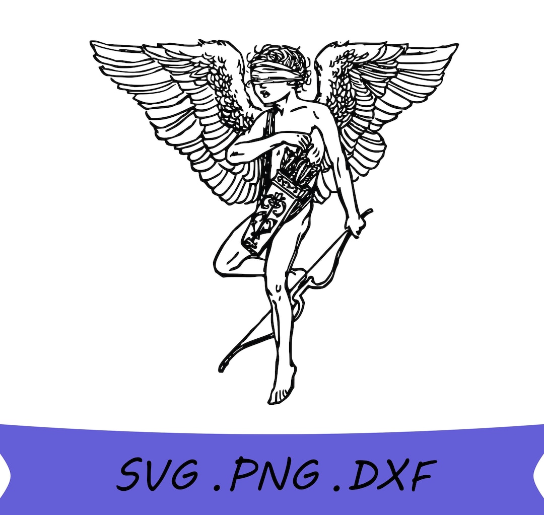 Cupid SVG, Cupid PNG, Cupid DXF, Valentine Svg, Valentines Day Svg ...