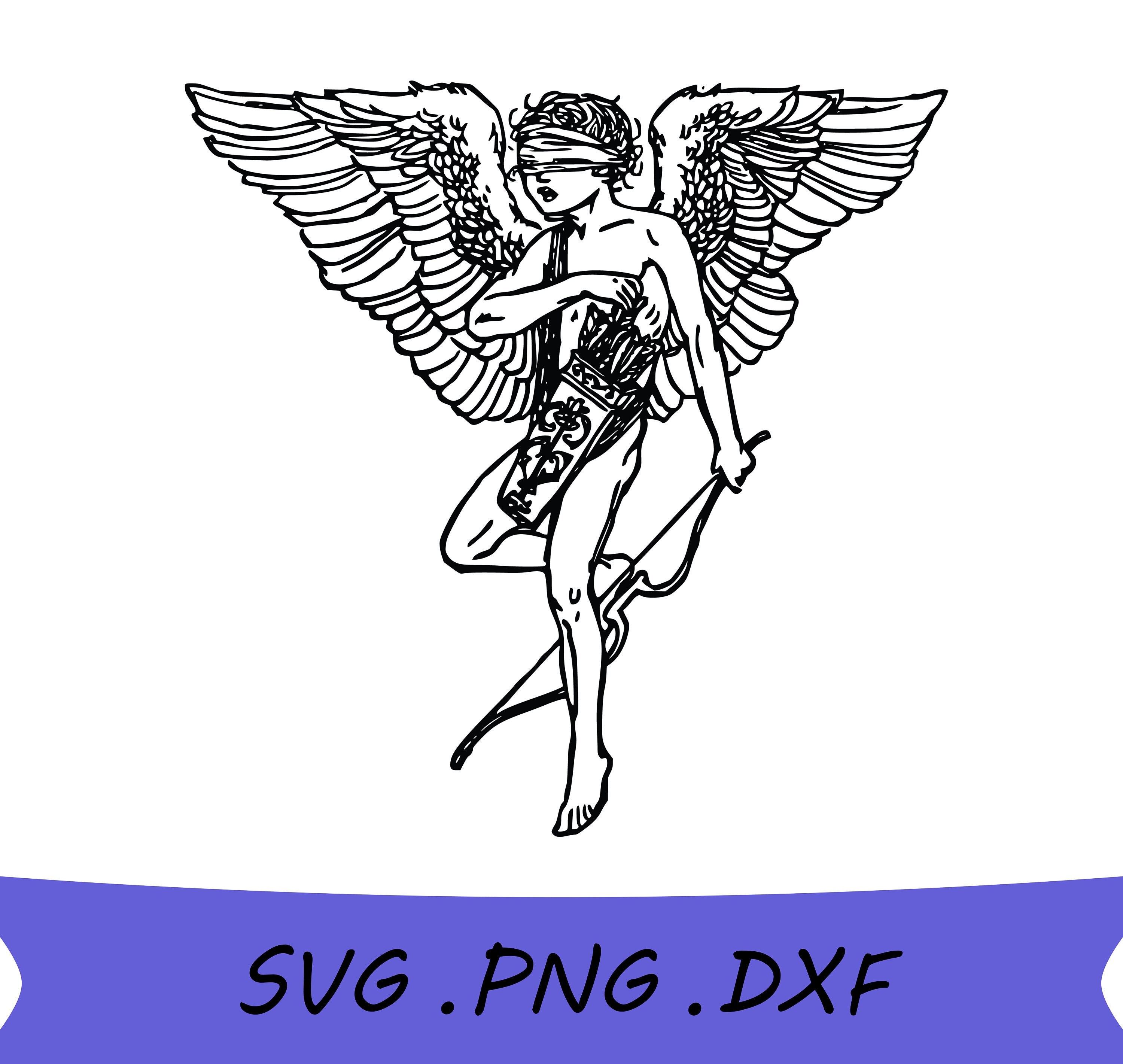 Cupid SVG Cupid PNG Cupid DXF Valentine Svg Valentines Day - Etsy