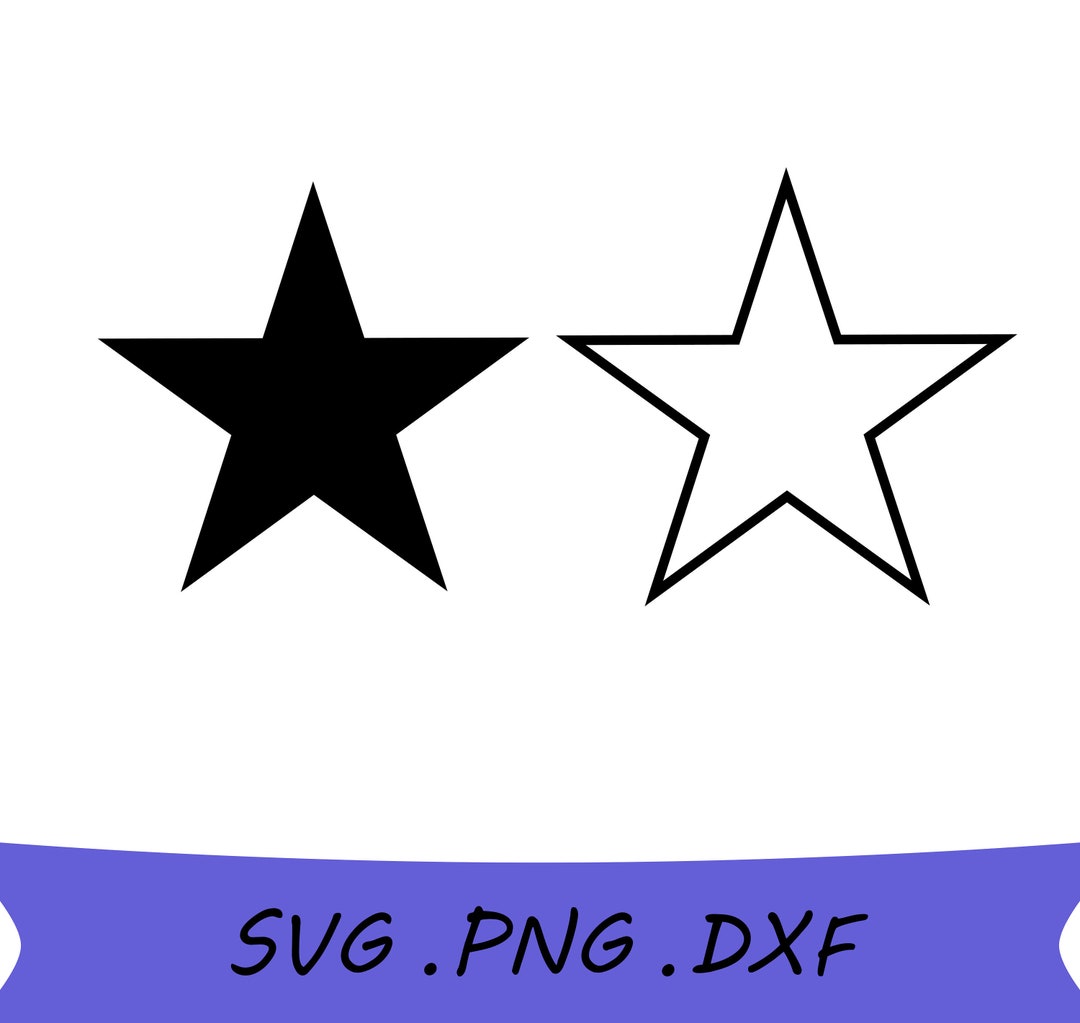 Star Svg, Star Clipart, Star PNG, Star Cut Files, Star Silhouette, Star ...